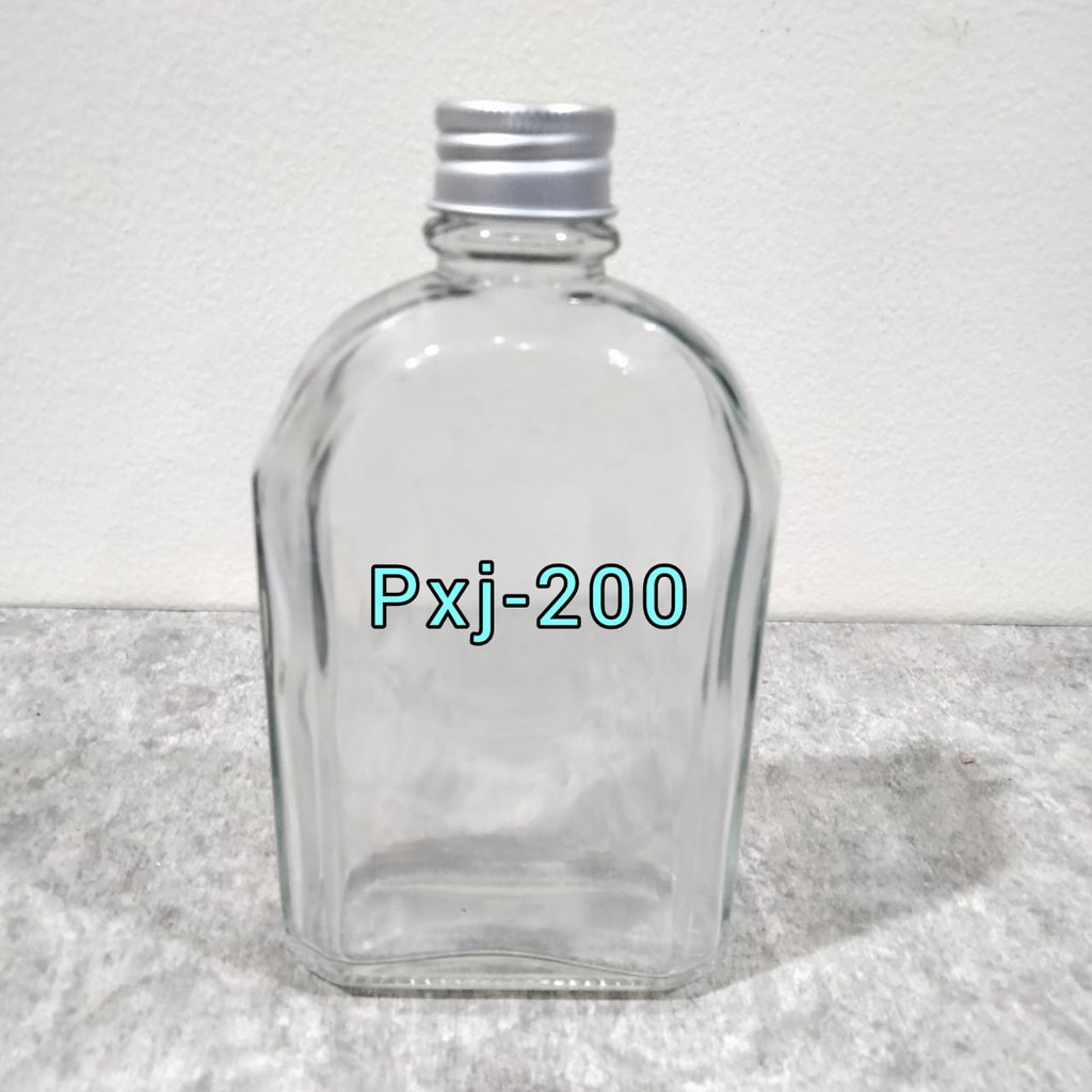 Jual BOTOL KACA POLOS - GEPENG/Glass Bottle Minuman Kopi/Susu/Juice/Teh ...