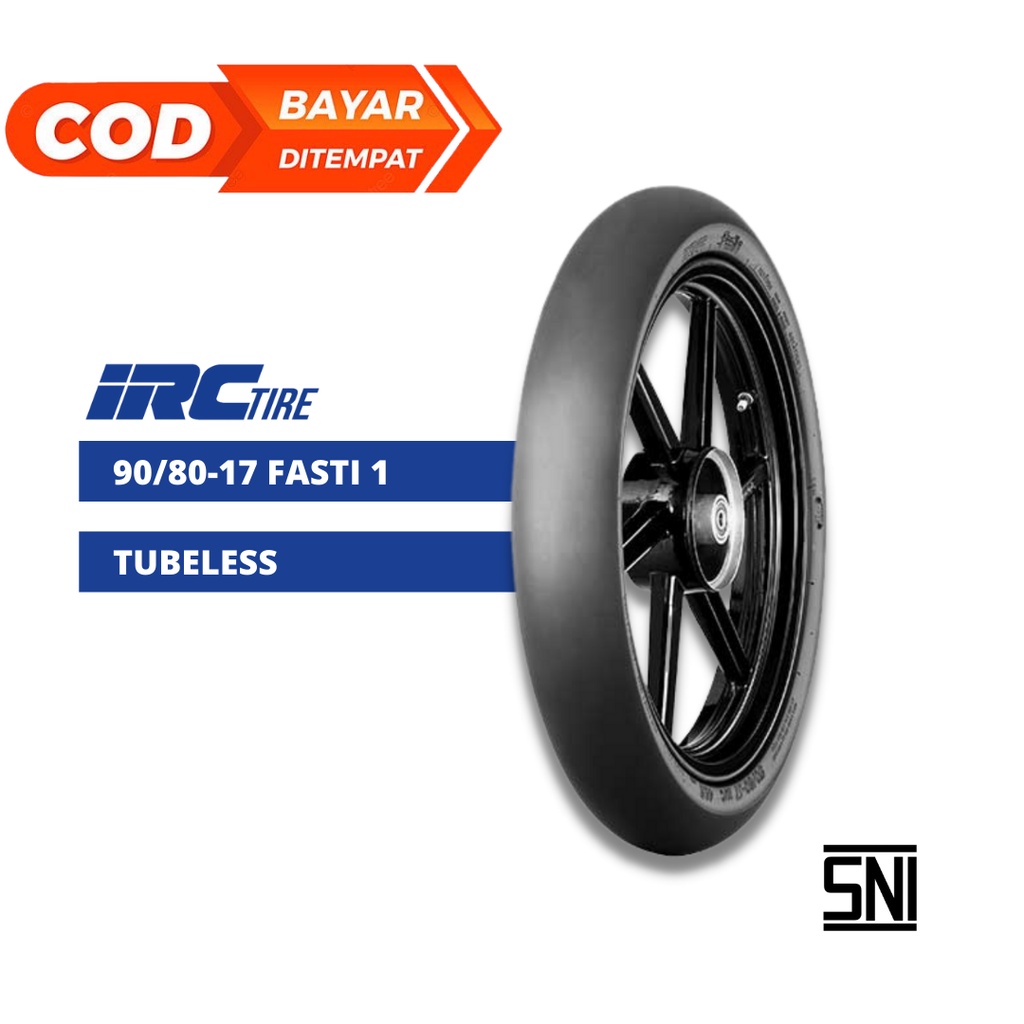 Jual IRC FASTI 1 Ban Motor Sport Ring 17 Tubeless 90/80-17 GXSR150 ...