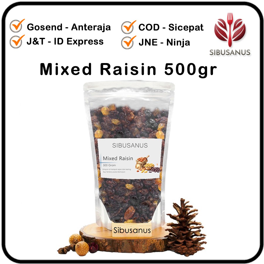 Jual Mixed Fruit 500 Gram Raisin Berry Golden Buah Kismis Mixed Dry ...