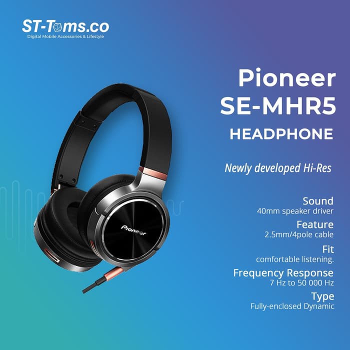 Jual Pioneer SE-MHR5 / SE-MH R5 Headphones | Shopee Indonesia