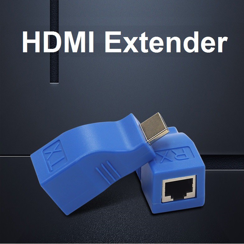 Jual HDMI Extender 10M RJ45 Lan Cat6 HDMI Extension Rj45 LAN 10 Meter ...