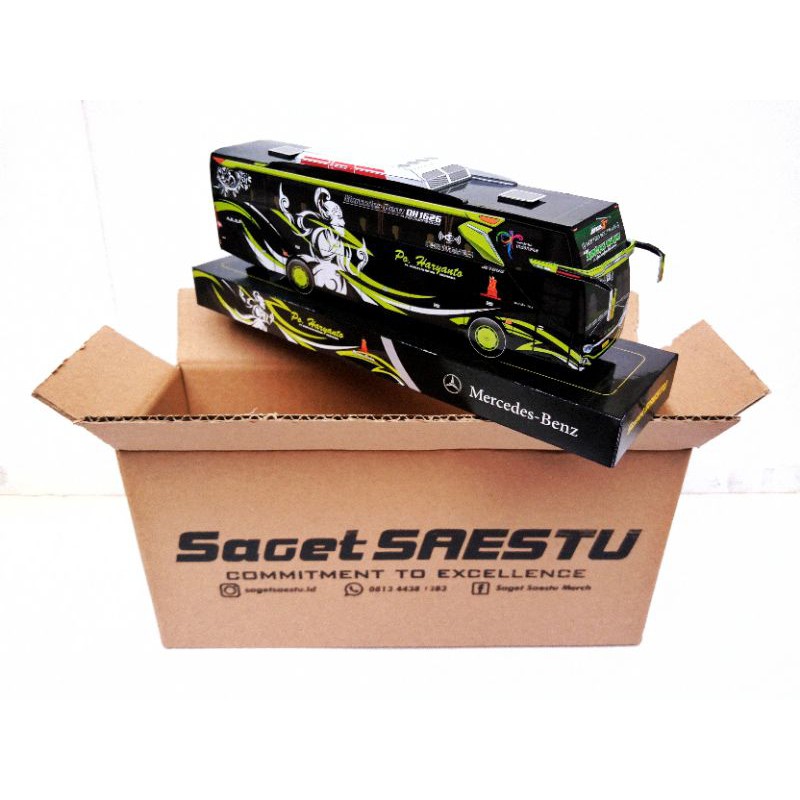 Jual MINIATUR BIS BUS PAPERCRAFT PAPERBUS PO. HARYANTO HARYANTO MENARA ...