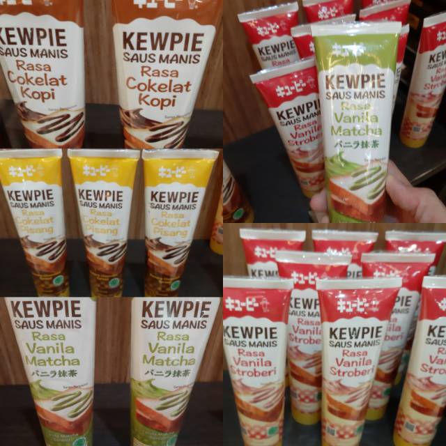 Jual Kewpie Saus manis Coklat, Matcha, strawberry, coklat pisang Kewpie ...