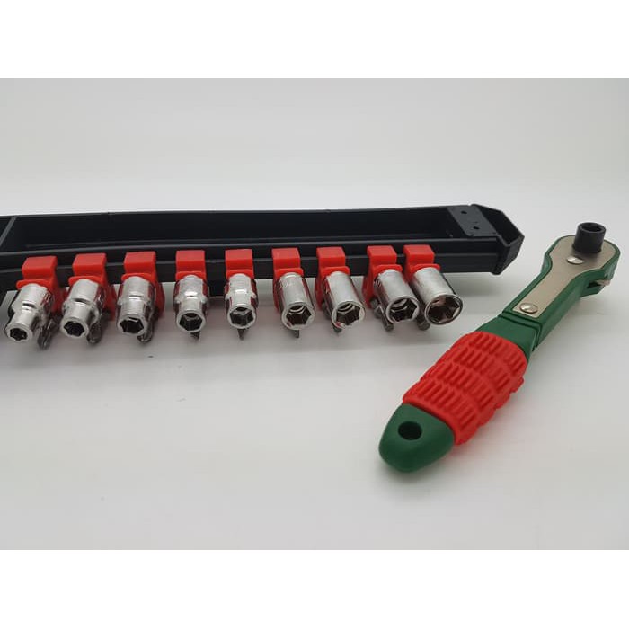 Jual 19 In 1 Screwdriver Tools Set / 9 Mata Obeng & 9 Kunci Shock Xc ...