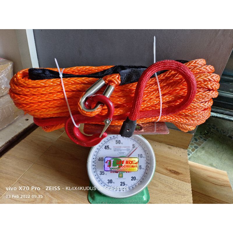 Jual Tali Plasma Winch 14mm x 40meter PTO merk ARCTICX | Shopee Indonesia