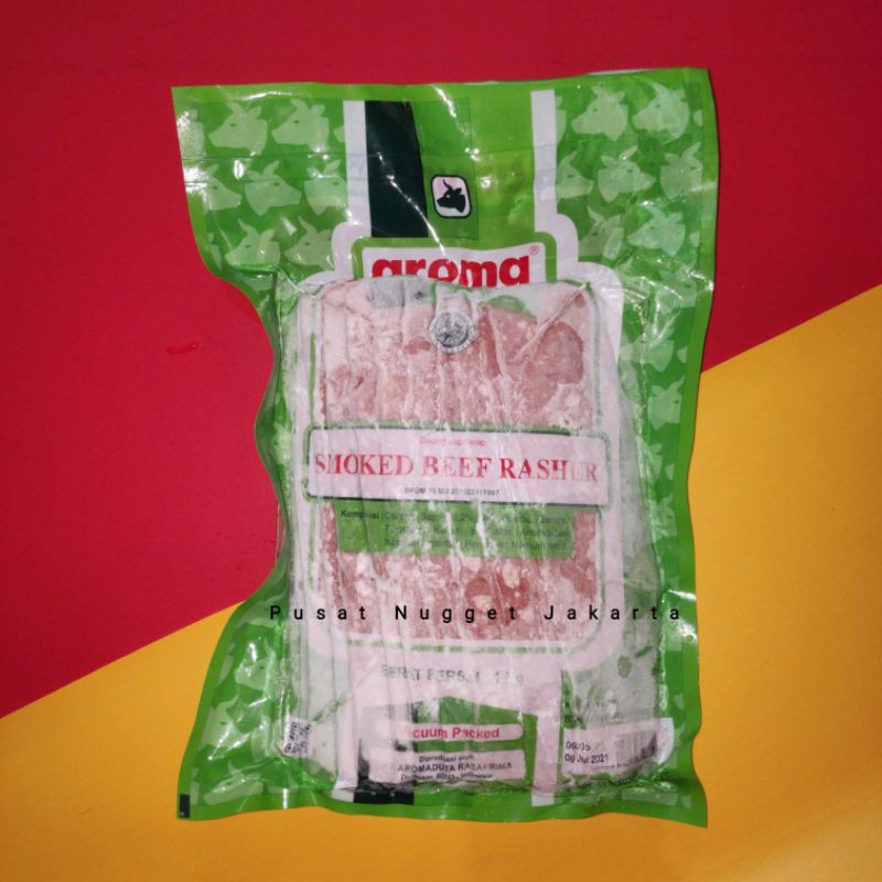 Jual Smoked beef rasher 1 kg AROMA | Shopee Indonesia