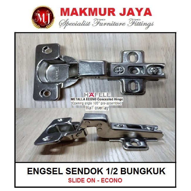Jual Engsel Sendok Standar/Econo HAFELE Slide-On - Setengah Bungkuk ...