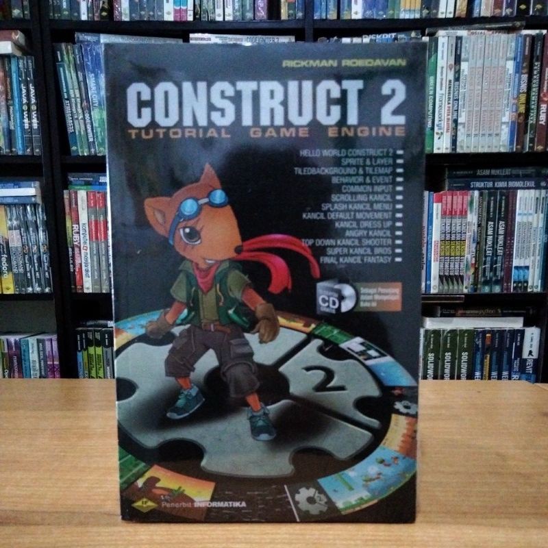 Jual TERMURAH BUKU CONSTRUCT 2 TUTORIAL GAME ENGINE + CD | Shopee Indonesia