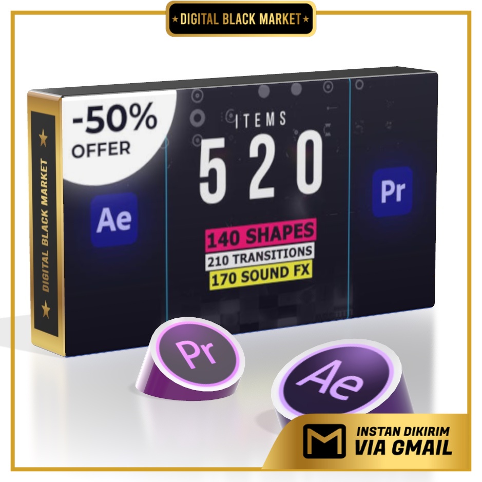 Jual ID3631 - AtomX Shape Elements Library | Koleksi Elemen Grafis ...