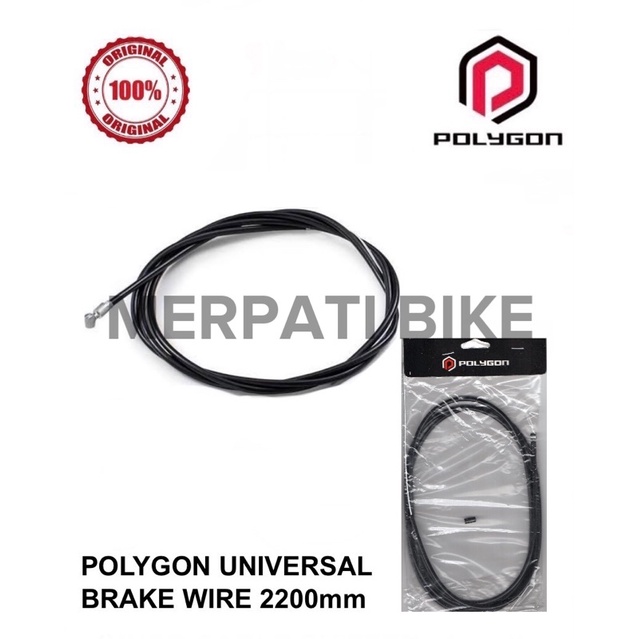 Jual Kabel Rem Universal Polygon Hitam Kawat Rem Sepeda Brake Wire ...