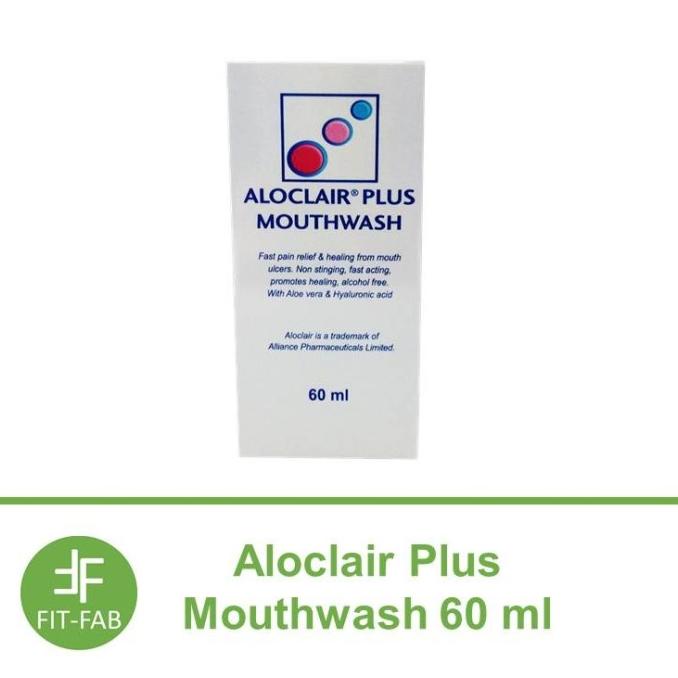 Jual Aloclair Plus Oral Rinse Mouthwash 60Ml Obat Sariawan Luka Mulut ...