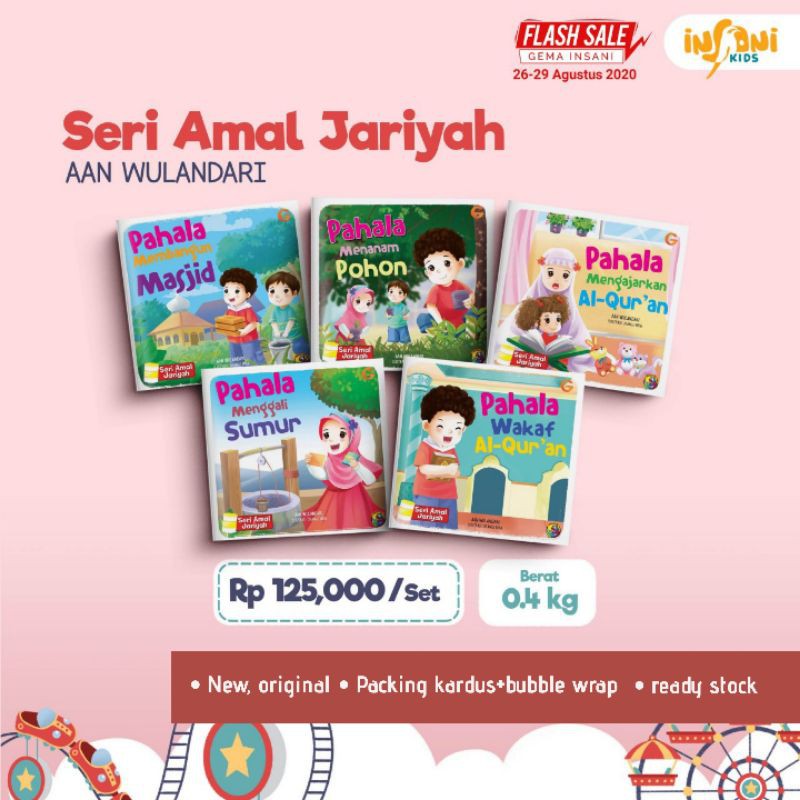 Jual Seri Amal Jariyah Gema Insani Kids (Dapat 5 Judul) | Shopee Indonesia