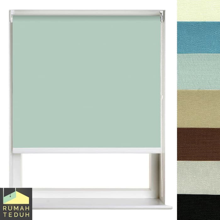 Jual Roller Blind Black-Out (100B) Chain Std - PT1684 | Shopee Indonesia