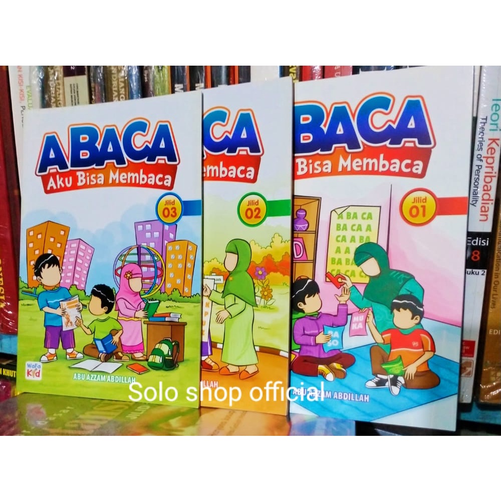Jual Buku Belajar Membaca ABACA Aku Bisa Membaca Jilid 1 2 3 Abu Azzam ...