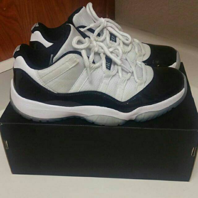 Jual SEPATU BASKET NIKE AIR JORDAN 1 LOW CONCORD PUTIH | Shopee Indonesia