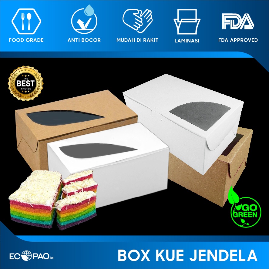 Jual Box Kue - Cake Box - Dus Kue - Kotak Kue - 20x12x9 cm - MIKA ...