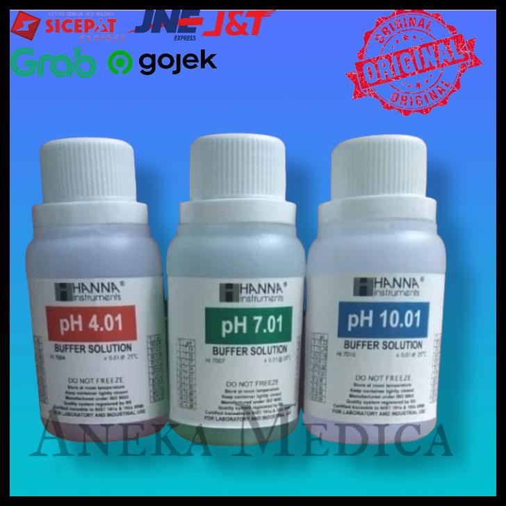 Jual Cairan Buffer Solution Ph Hanna Ph4/Ph7/Ph10 100 Ml | Shopee Indonesia
