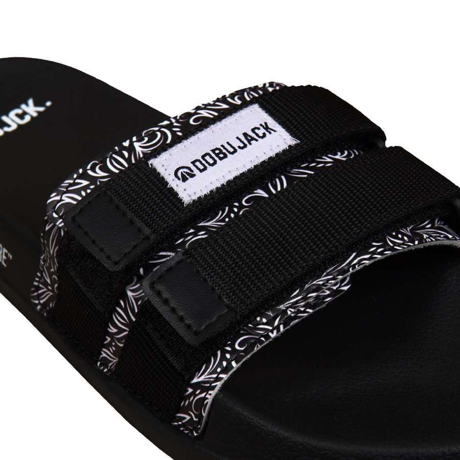 Jual Dobujack Techno Black Sandals | Shopee Indonesia