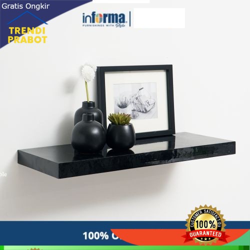 Jual RAK AMBALAN PAPAN KAYU HIASAN DINDING INFORMA - FLOATING SHELF L60 ...