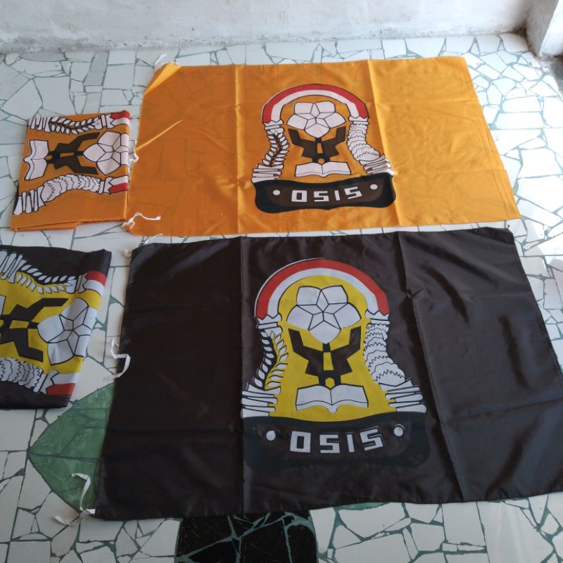 Jual Bendera OSIS SMP SMA 80x120cm peles bijian | Shopee Indonesia