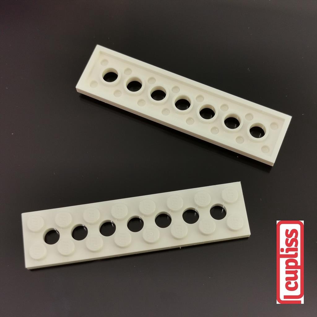 Jual x1 LEGO Parts Technic 4527945 Plate 2x8 with Hole White | Shopee ...