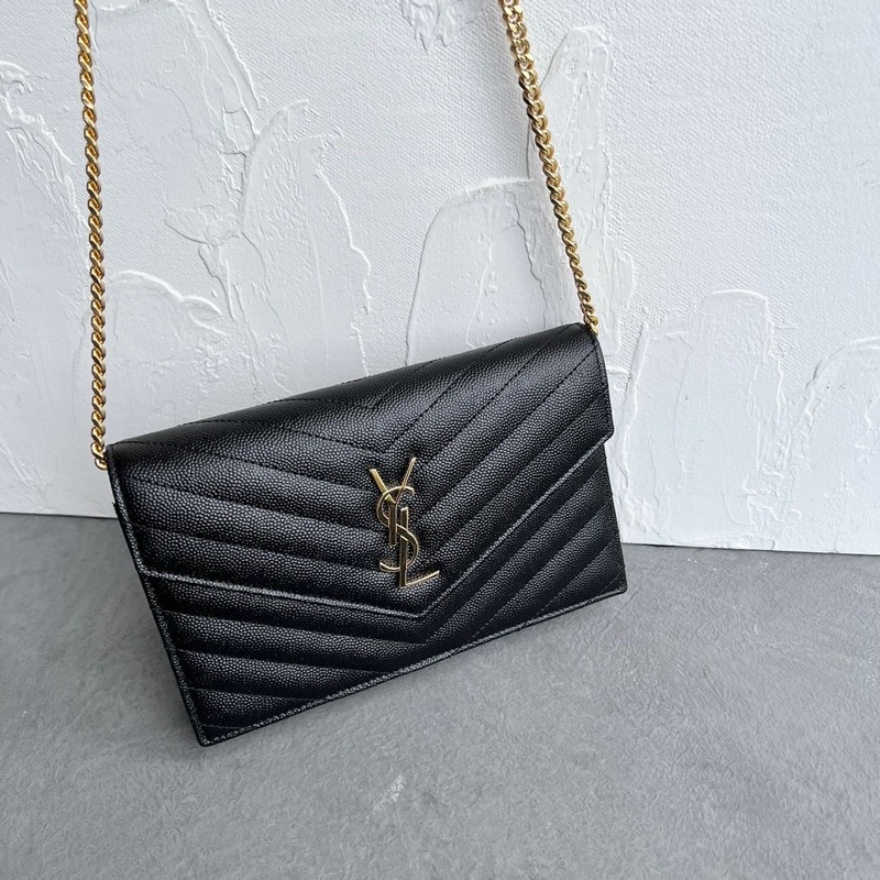 Jual YSL monogram woc 19cm in black ghw | Shopee Indonesia