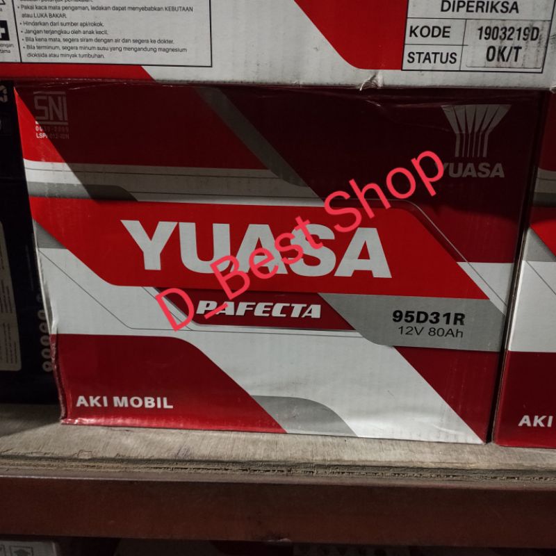 Jual AKI / ACCU BASAH YUASA NX1207 / 95D31R | Shopee Indonesia