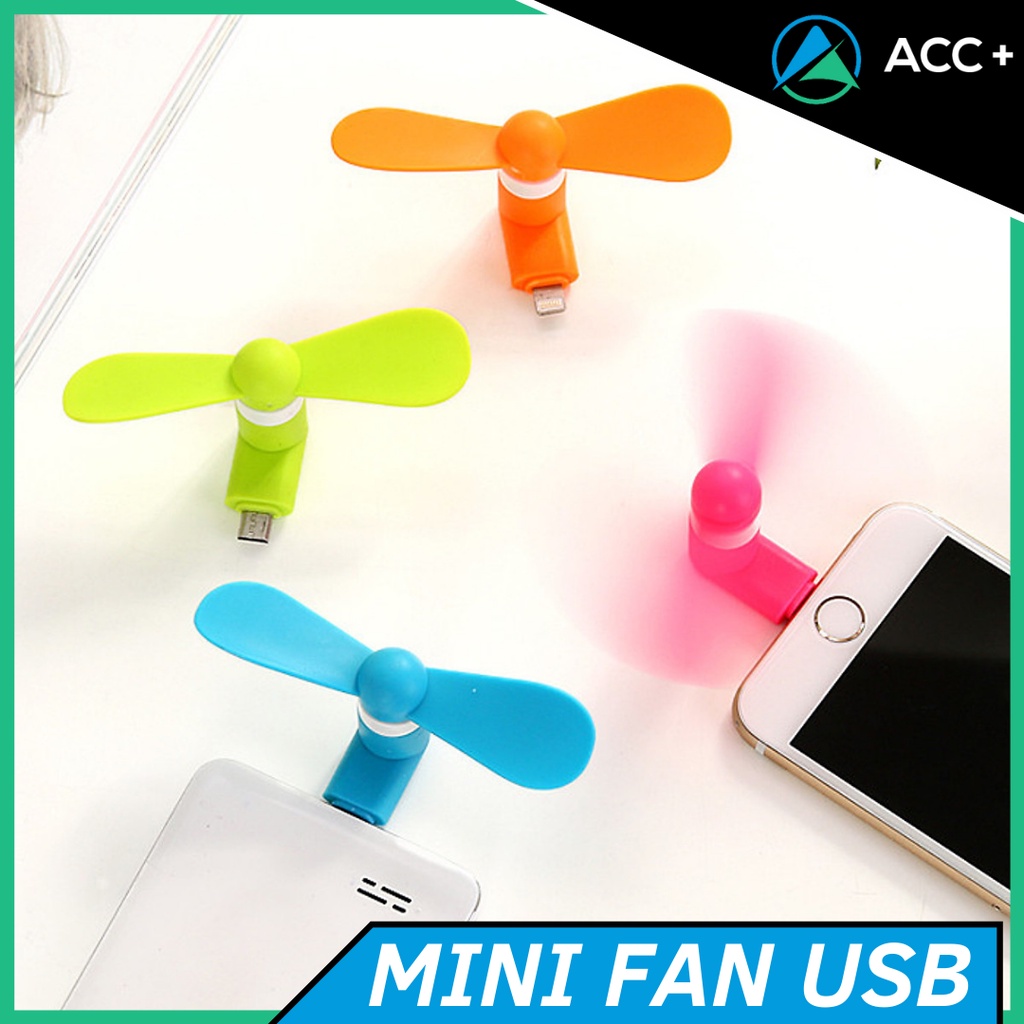Jual Mini Fan USB Flexible / Micro/Lightning/Type C | Shopee Indonesia