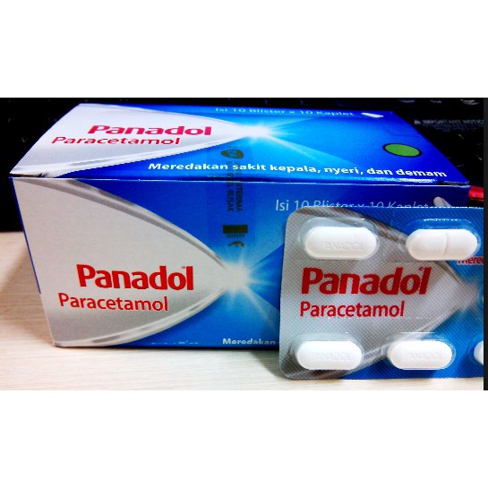 Jual Panadol Biru - Paracetamol - Obat Sakit Kepala, Sakit Gigi, Demam ...