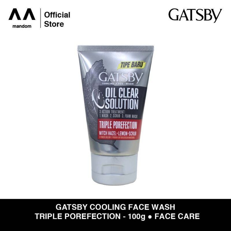 Jual Gatsby Oil Clear Solution Triple Porefection 100g | Shopee Indonesia