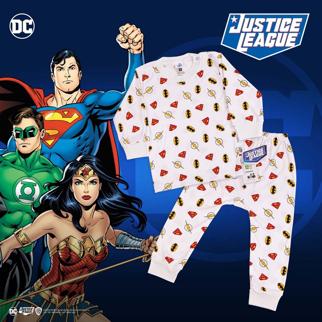 Jual Chiyo Baby Stelan Baju Bayi/Piyama Panjang ( Bamboo Print Justice ...