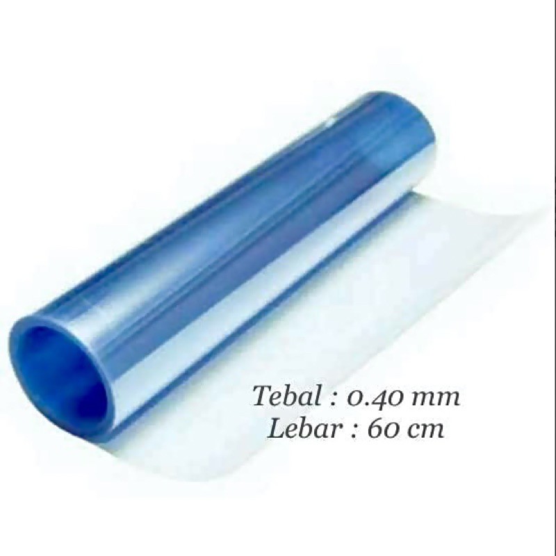 Jual Plastik Mika Rigid Kaku Bening/Transparan Tebal 0,40 mm Lebar 60 cm | Shopee Indonesia