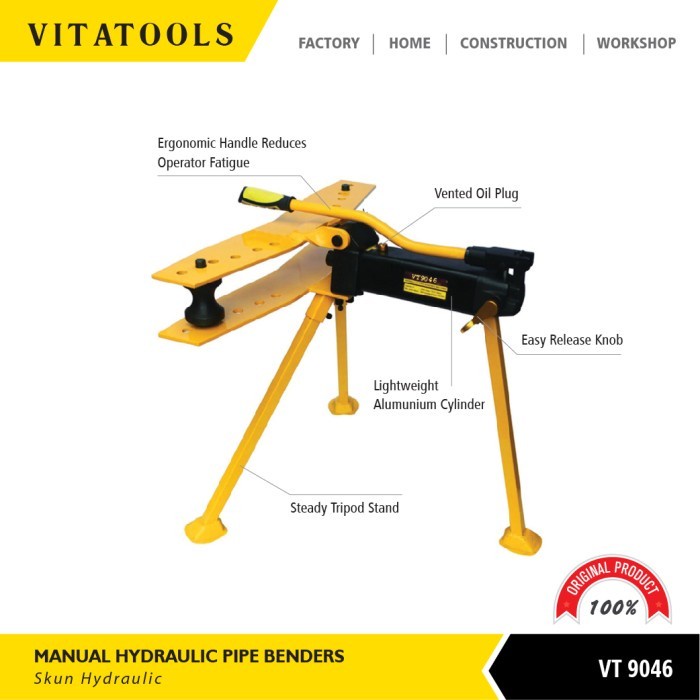 Jual Alat Pembengkok pipa integral hidraulik - MANUAL HYDRAULIC PIPE ...