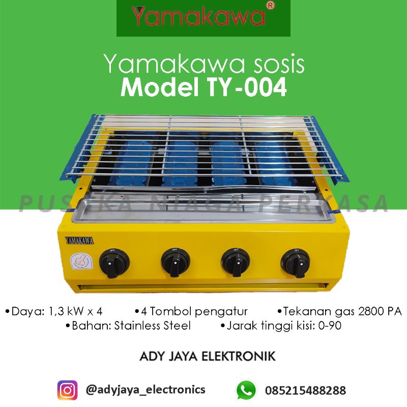 Jual PEMBAKARAN SOSIS 4 TUNGKU YAMAKAWA TD TY 004 | Shopee Indonesia