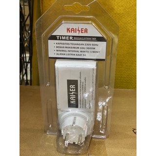 Jual stop kontak timer digital Kaiser stop kontak digital timer digital ...