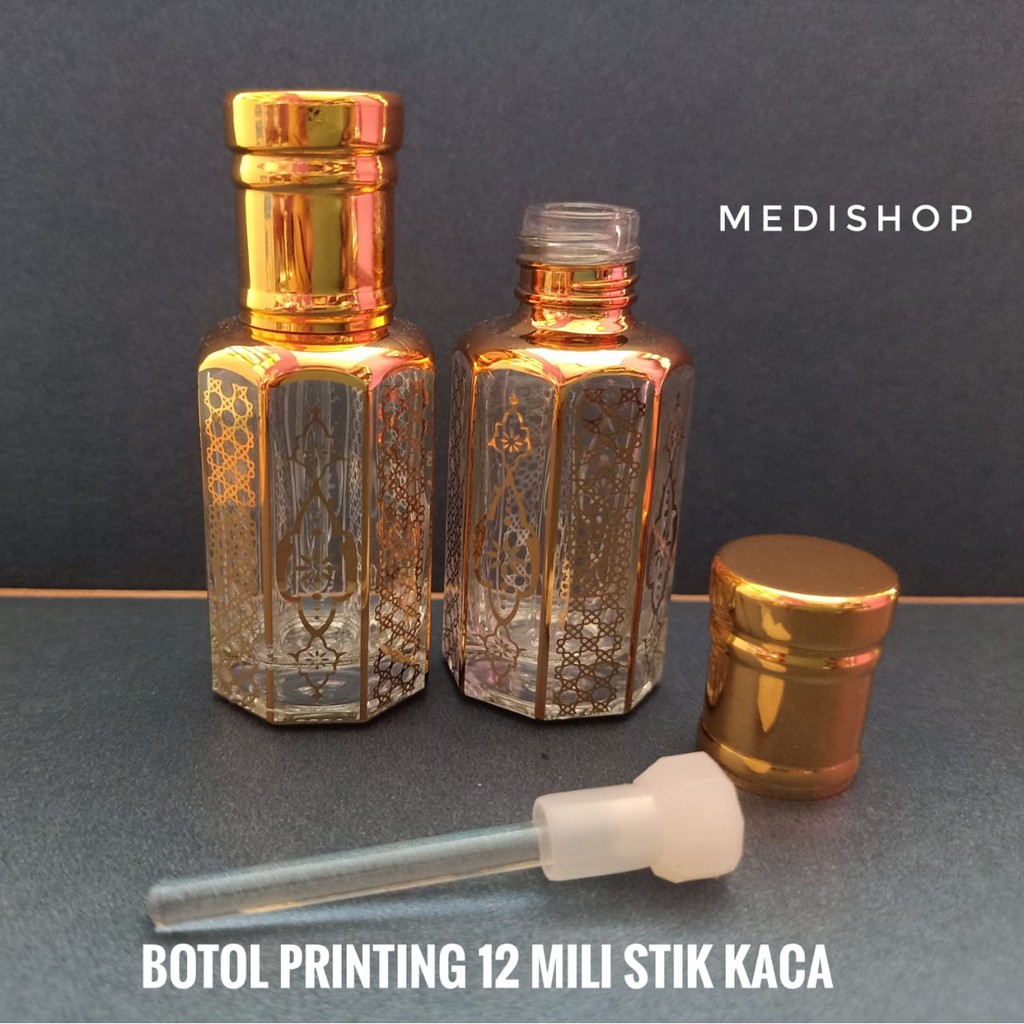 Jual Botol Tola printing vip botol minyak wangi motif batik 12ml stik ...