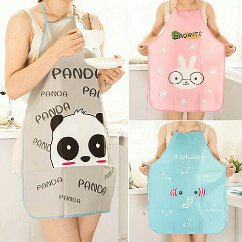 Jual Celemek Dapur Karakter Kartun Lucu / Anti Air WaterProof Apron ...