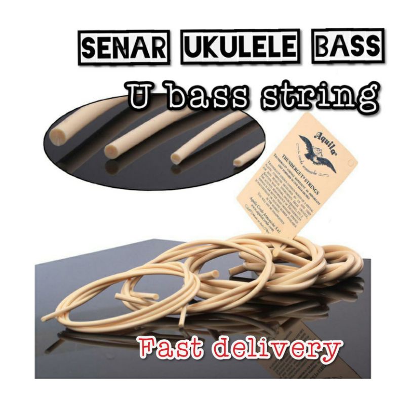 Jual senar ukulele bass/senar ubass/snare ubass string rubber | Shopee ...