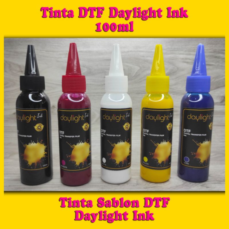 Jual TINTA DTF Daylight Ink 100ml Tinta Transfer Pet Film DTF Sablon ...