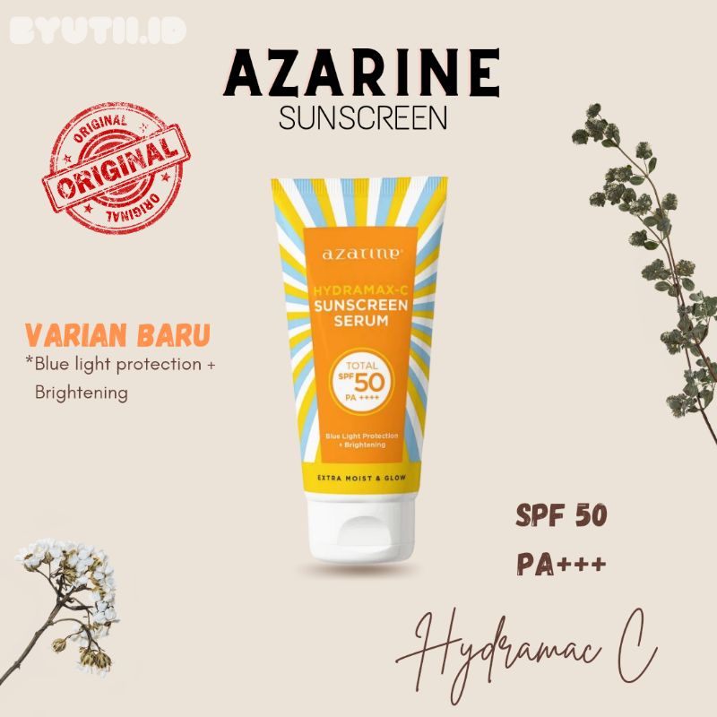 Jual AZARINE Sunscreen Hydramax C Sunscreen Serum SPF 50 PA +++ 40ml ...