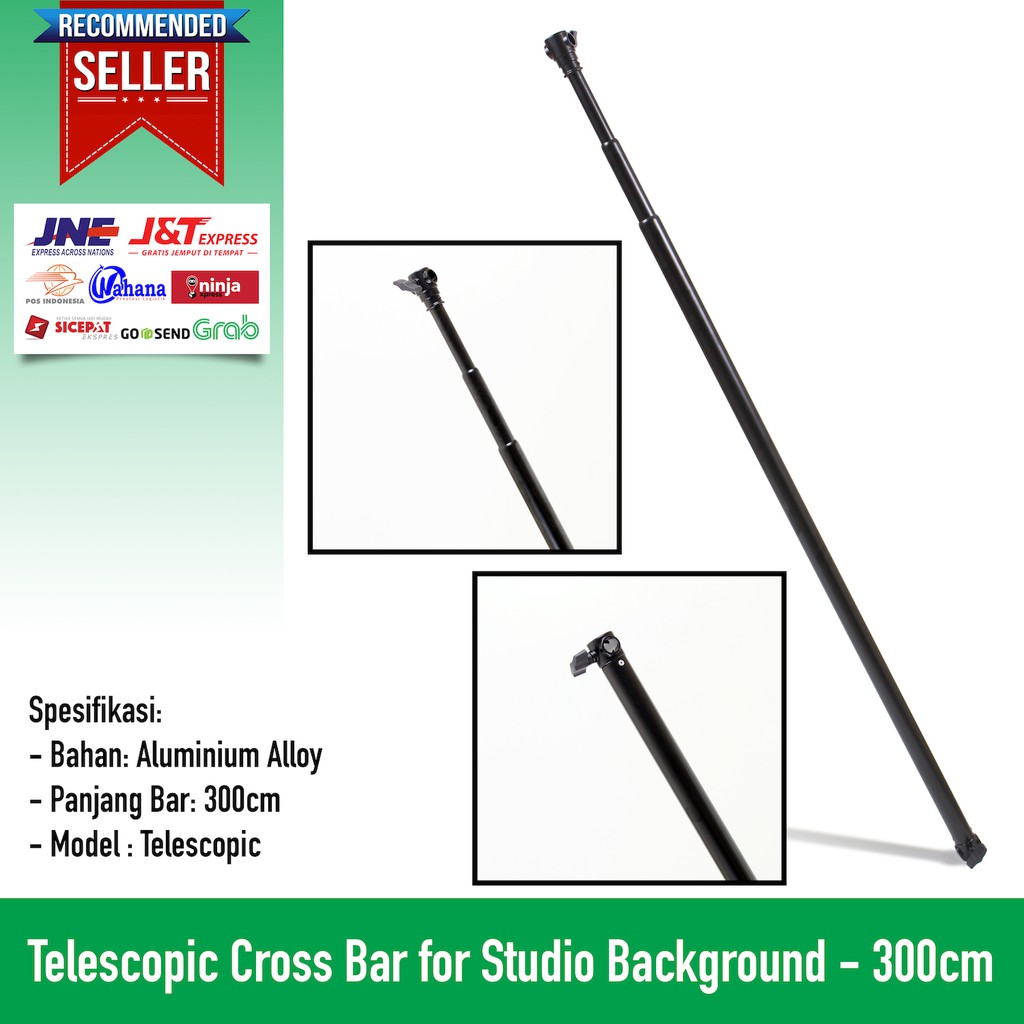Jual Aluminium Telescopic Bar for Studio Background 3 meter | Shopee ...