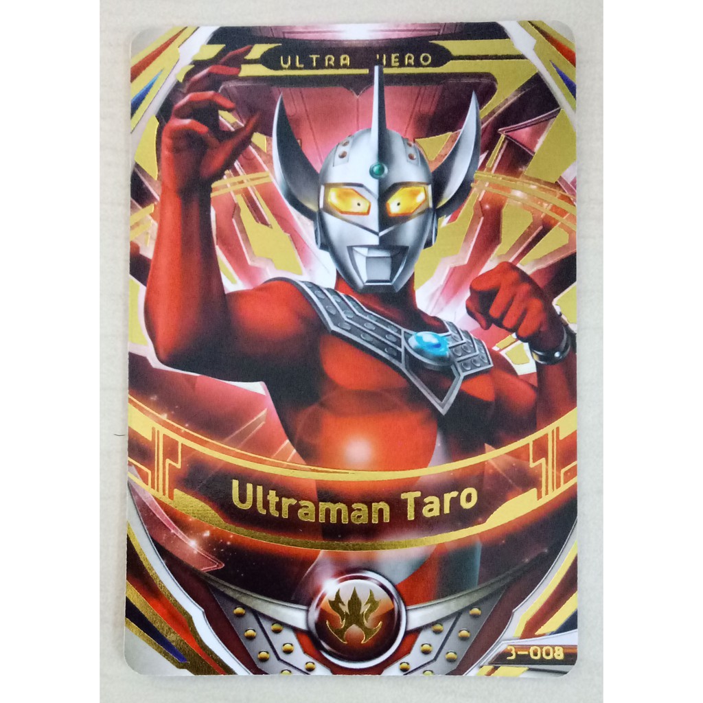 Jual Ultraman Fusion Fight Ver.3 OR Card Ultraman Taro (3-008) | Shopee ...