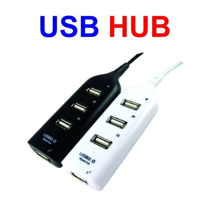 Jual USB HUB 1 METER WARNA RANDOM HITAM PUTIH | Shopee Indonesia