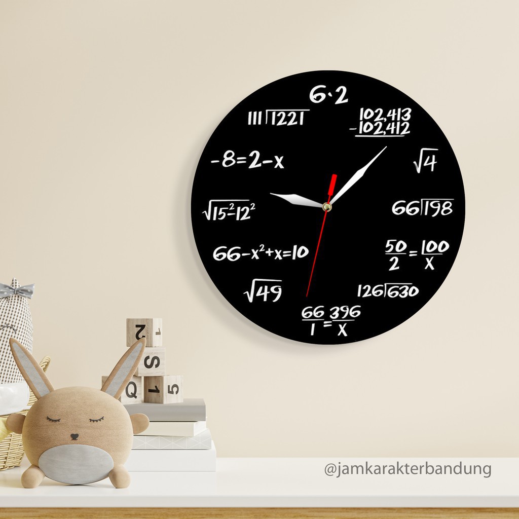 Jual jam dinding rumus matematika unik | Shopee Indonesia
