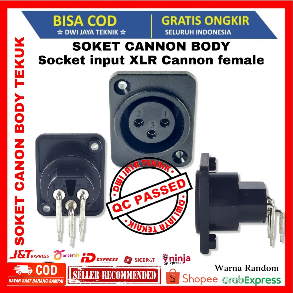 Jual Soket Canon FEMALE Body PVC kaki TEKUK | Shopee Indonesia