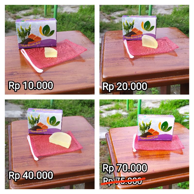 Jual Sabun MBS / Multi Beauty Kemasan Baru (POTONGAN +FREE JARING ...
