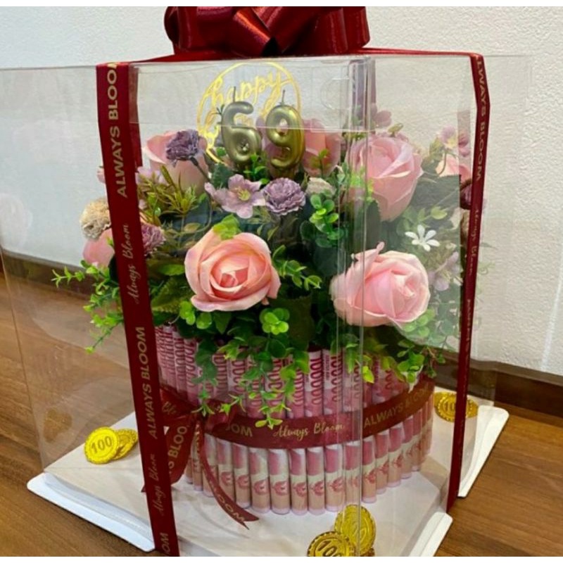 Jual CAKE BUNGA/MONEY CAKE/FLOWER CAKE/KUE ULANG TAHUN/BIRTHDAY CAKE ...