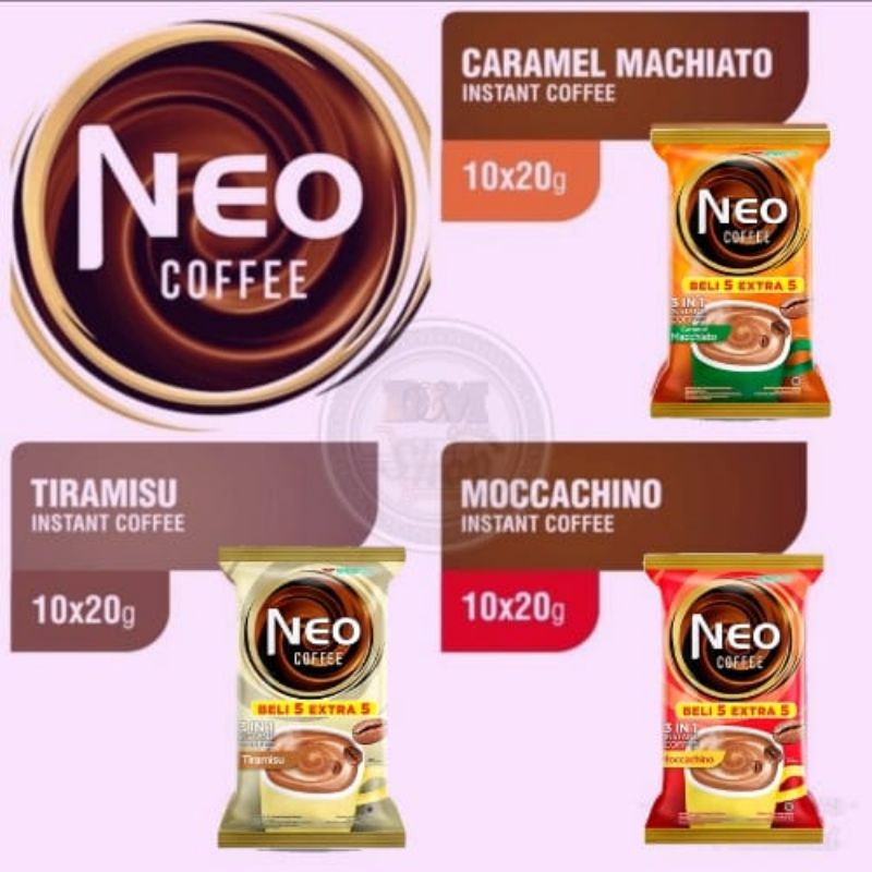 Jual Neo Coffee 6+3 X 20gr (KEMASAN BARU) | Shopee Indonesia