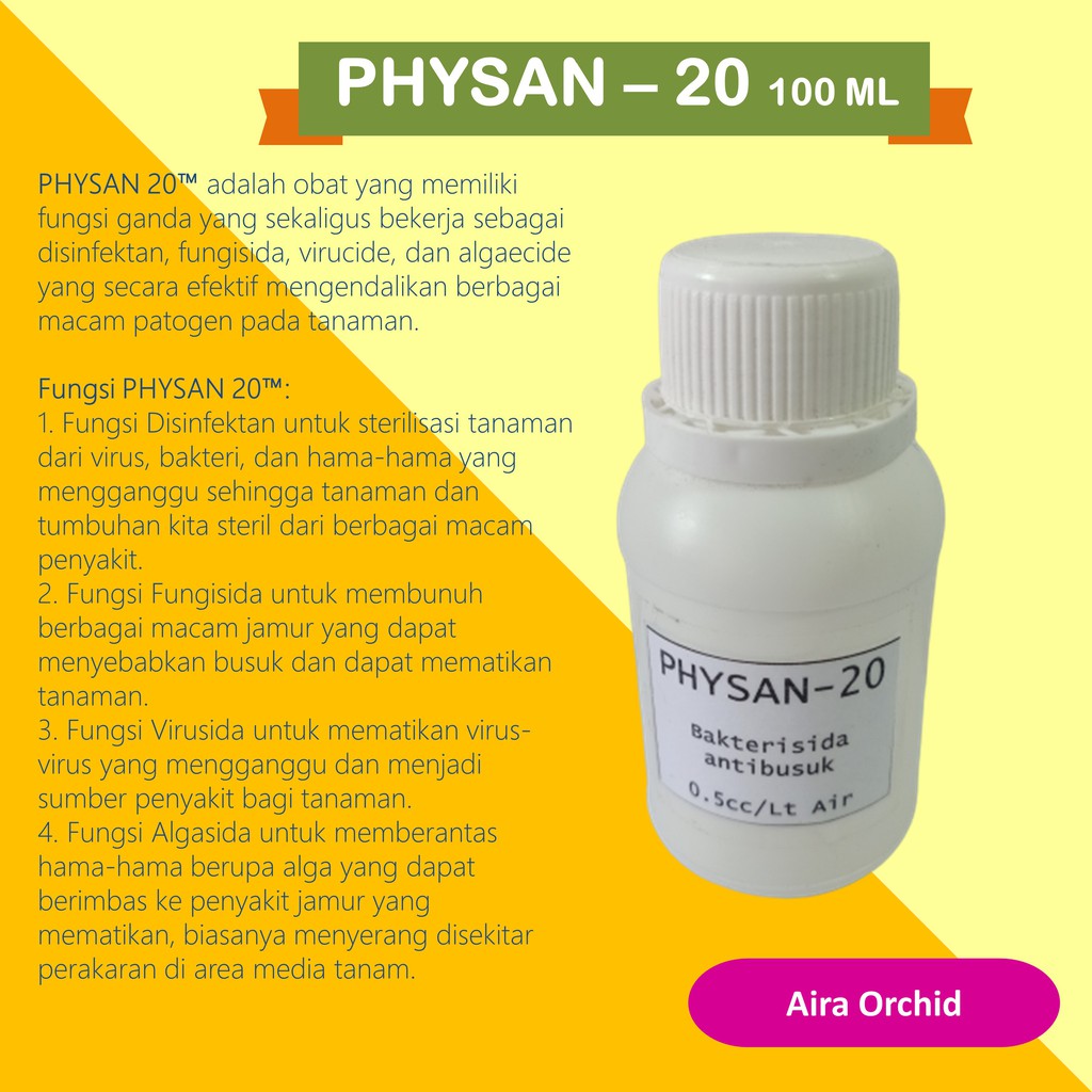 Jual OBAT TANAMAN 4 IN 1 BAKTERISIDA FUNGISIDA VIRUSIDA ALGASIDA PHYSAN ...