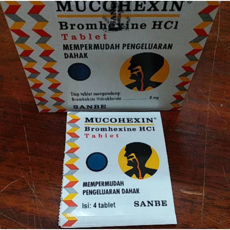 Jual mucohexin tablet per strip | Shopee Indonesia